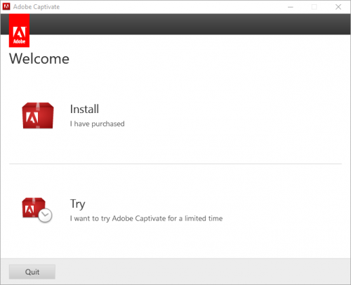 Download and install Captivate - eLearning