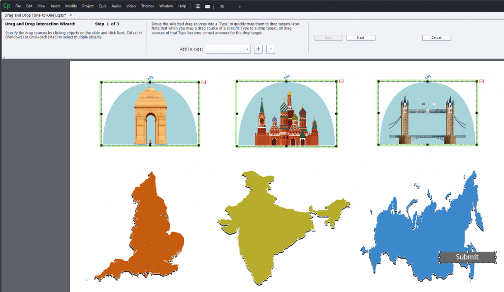 Introduction to Drag-and-Drop interactions - eLearning
