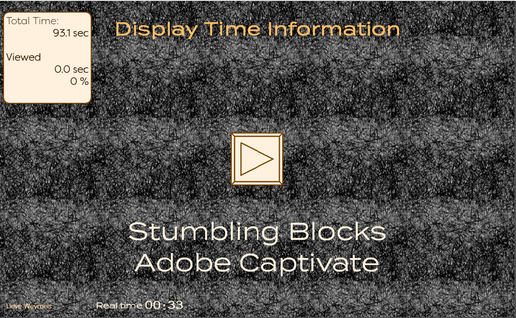 Display Time Information - eLearning