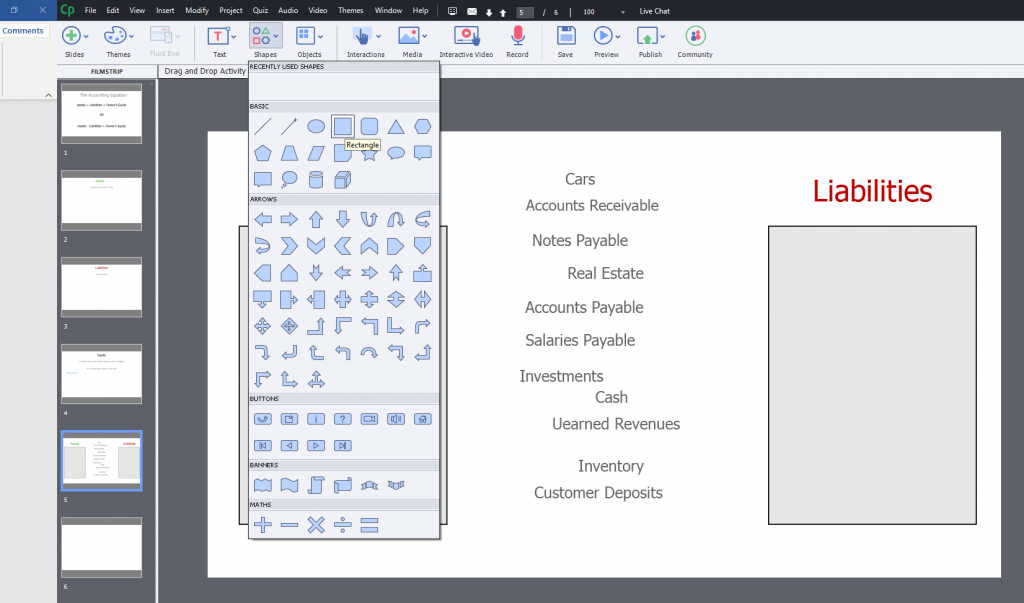 Drag and Drop Activity Walk Through - eLearning