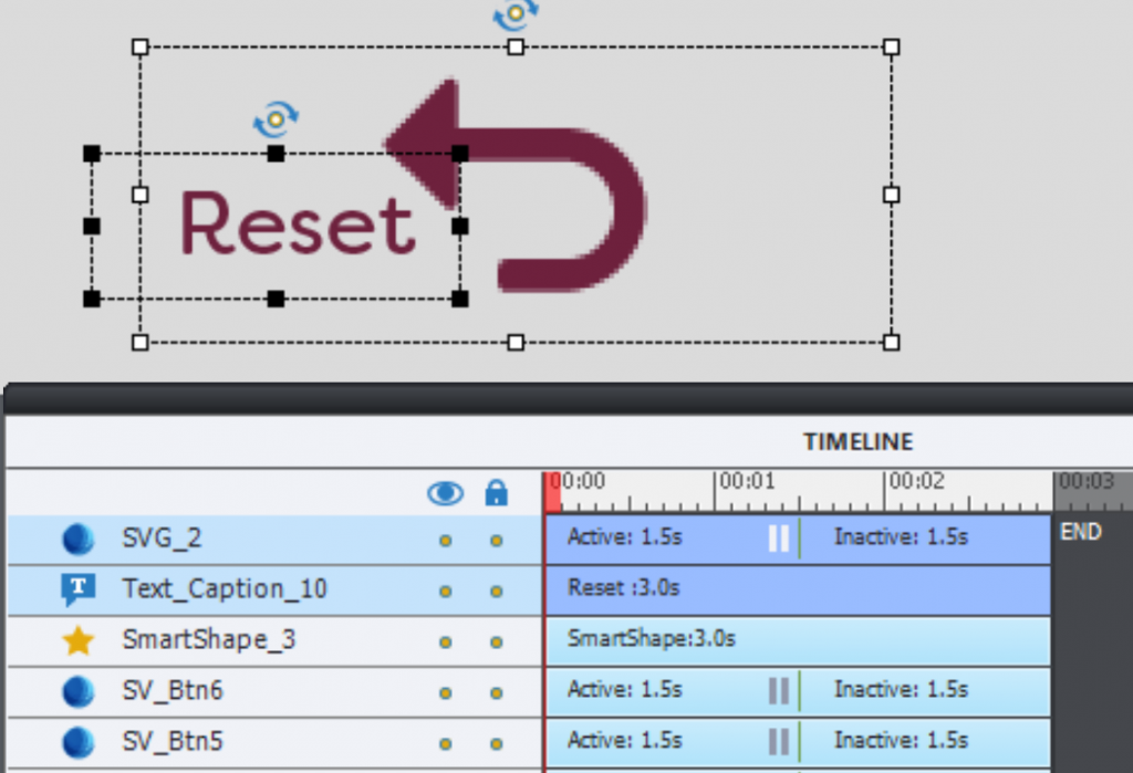 SVG's as buttons - eLearning