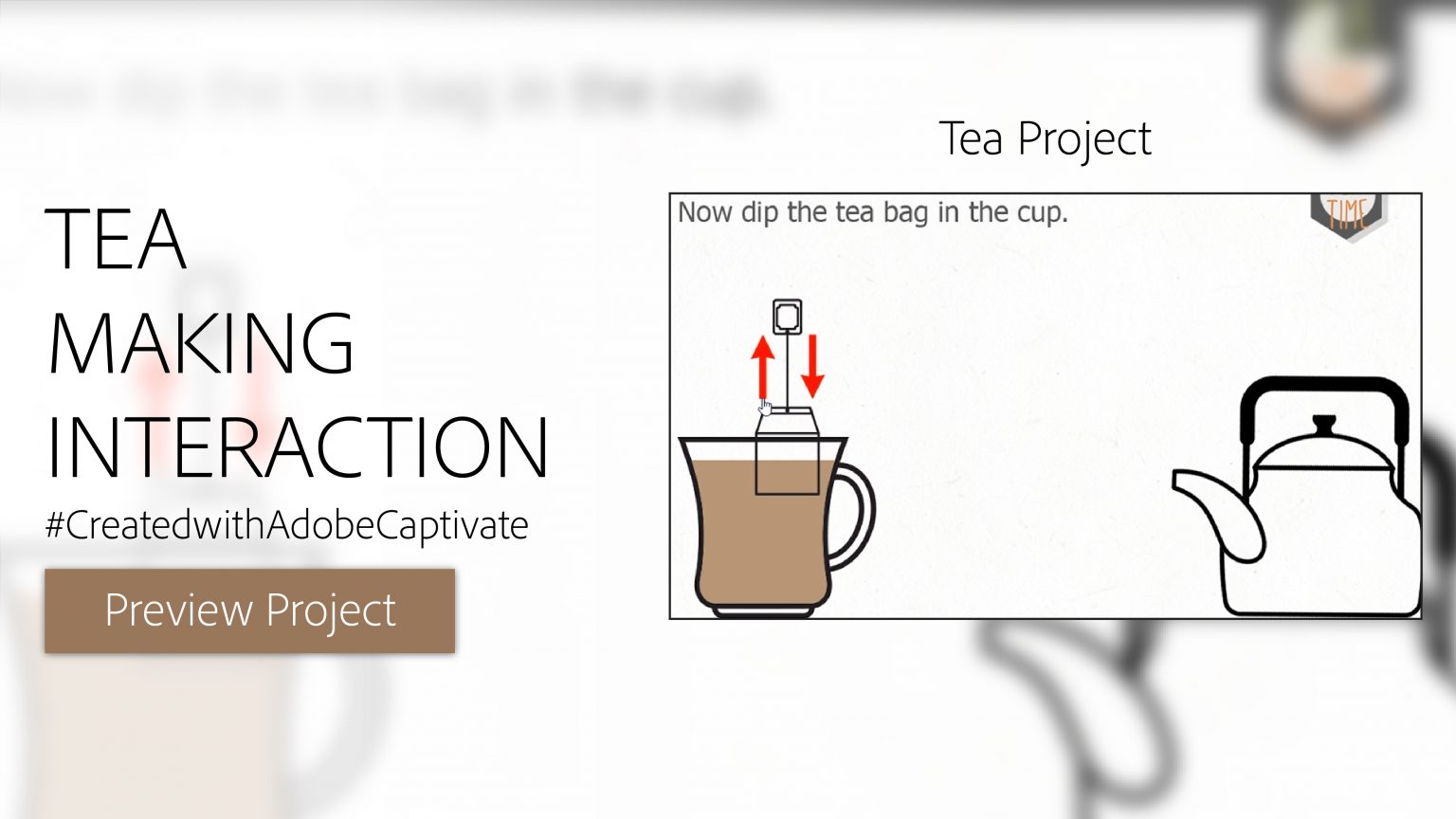 Preparing tea project - eLearning