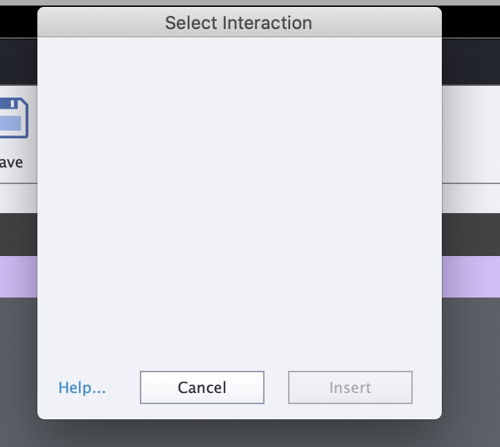 Interactions > Learning Interactions is blank - eLearning
