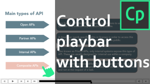 Show play bar after clicking multiple buttons in captivate using ...