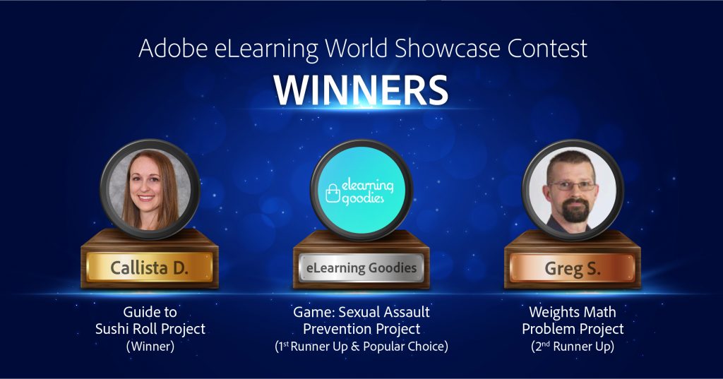 Challenge Completed: Winners of the first Adobe eLearning World ...
