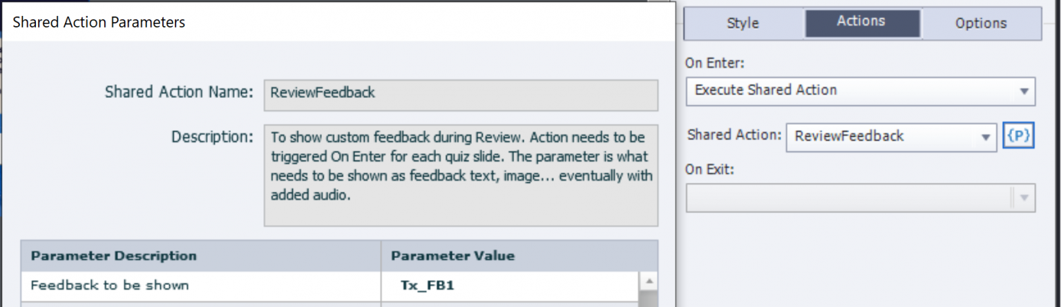 Custom Feedback during Review Quiz - eLearning