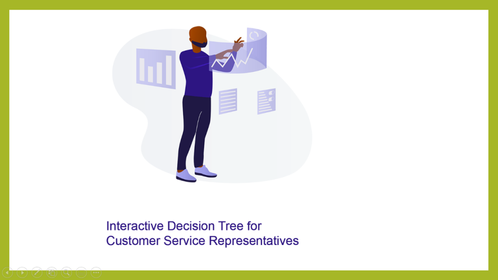 Basic Interactive Decision Tree for Customer Service - eLearning