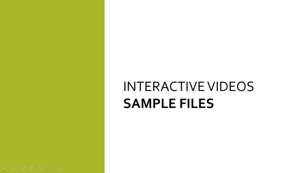 [Sample files] Interactive videos - eLearning