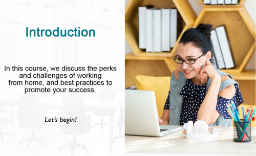 Working From Home - eLearning