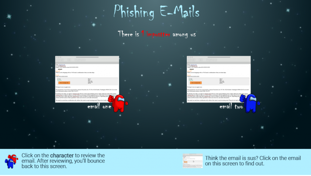 Among Us - Phishing Game - eLearning