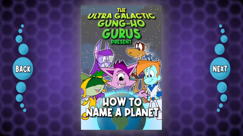 "How To Name A Planet" module for young learners - eLearning