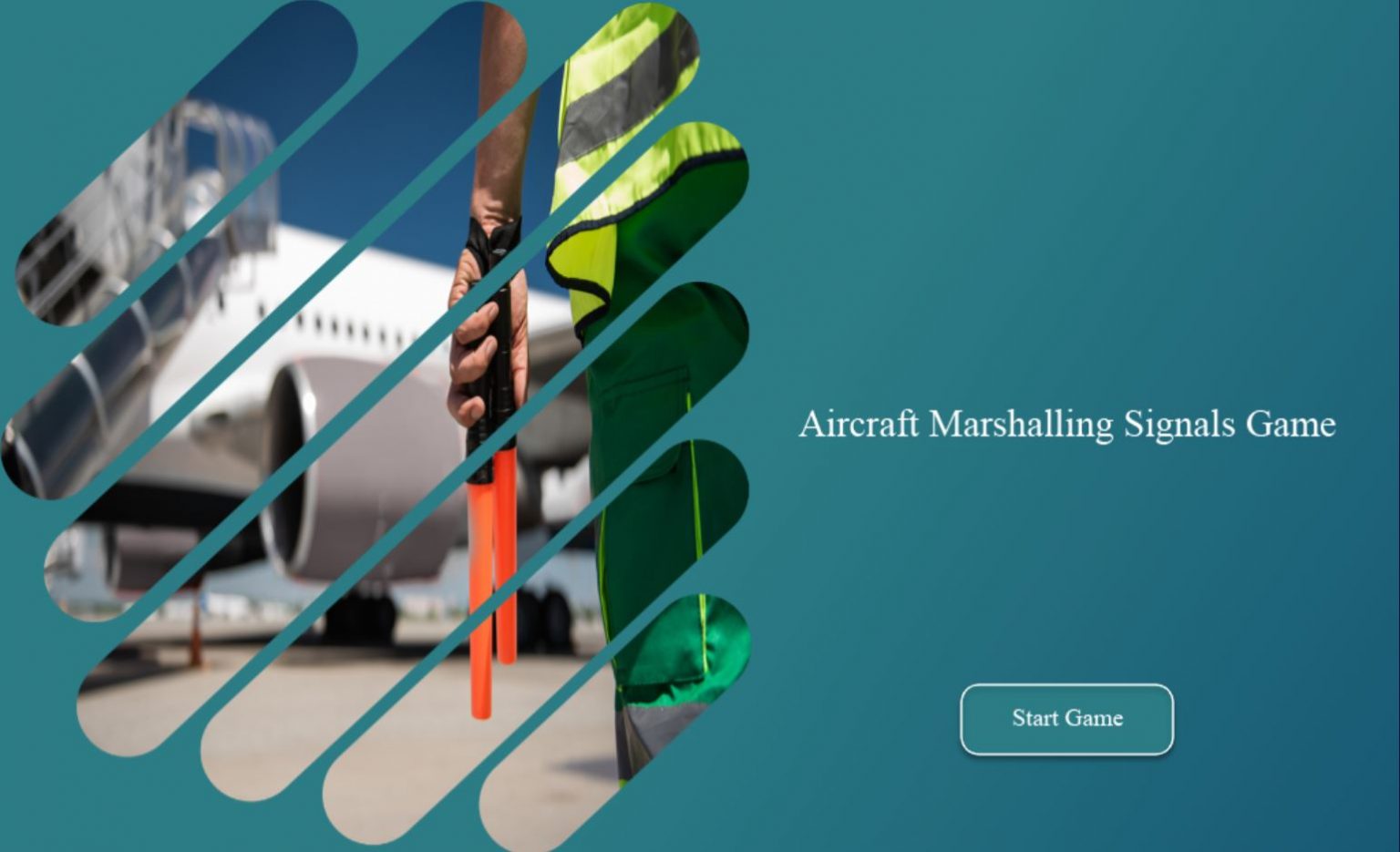 Aircraft marshalling signals game (non-responsive) - eLearning