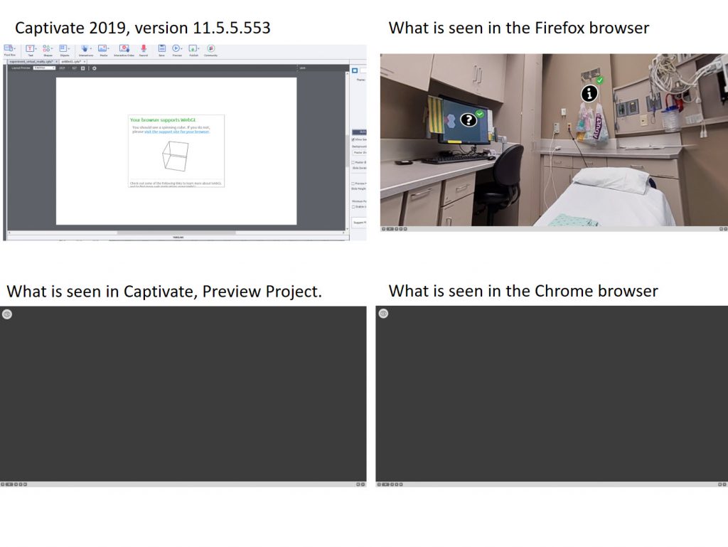 Virtual Reality – Captivate and browser issues | eLearning