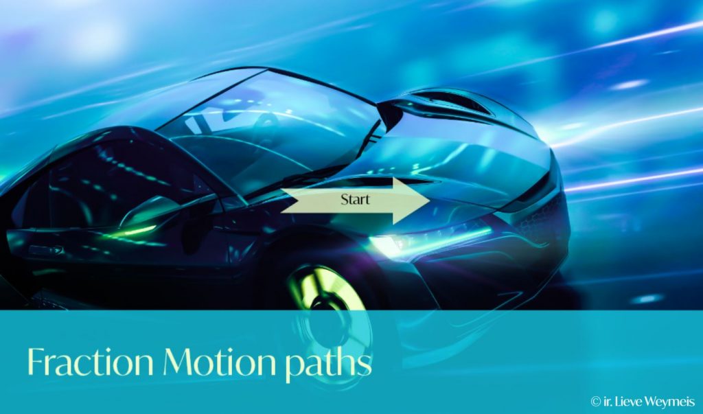 Fractioning Motion Paths - eLearning