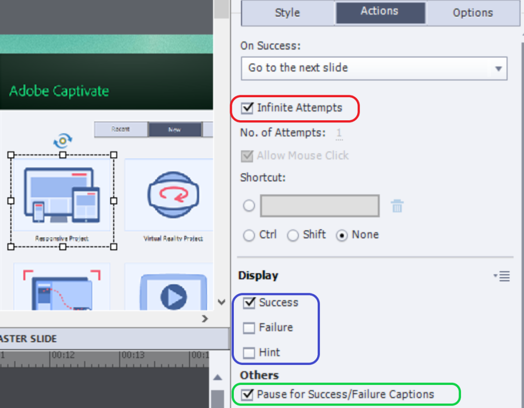 Step-by-step: Automatic Hint after 2 Wrong Clicks - eLearning