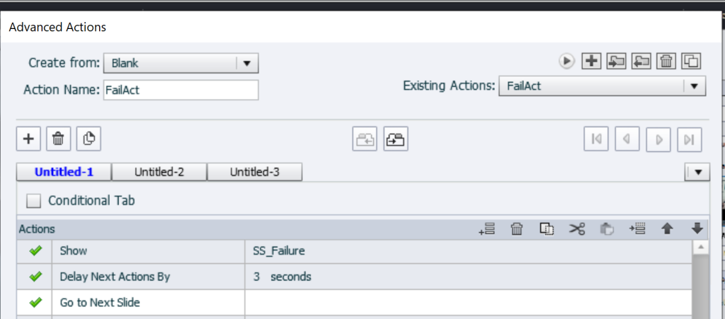 Software Assesment: Two failure messages (step-by-step) - eLearning
