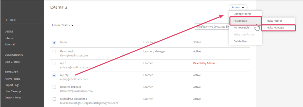 External Profile: How to update Manager email address for the external registration profile ...