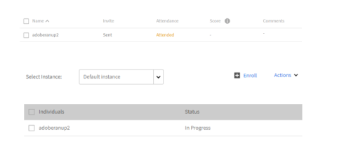 Marking Attendance of learners for Virtual and offline classroom modules in Adobe Learning ...