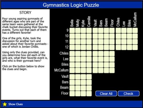 Logic Puzzle - Captivate Game and Puzzle Series - eLearning