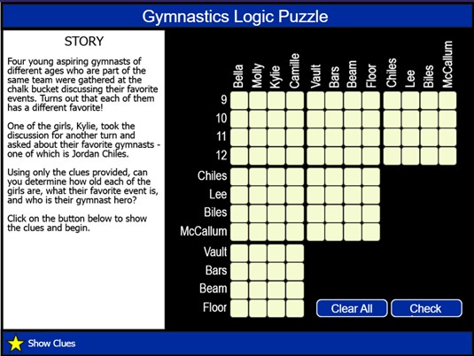 Logic Puzzle – Captivate Game and Puzzle Series - eLearning