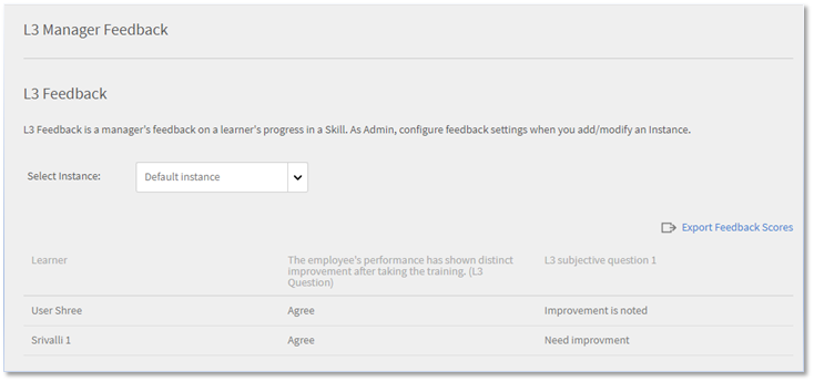 ALM LMS: Feedback Mechanism - eLearning