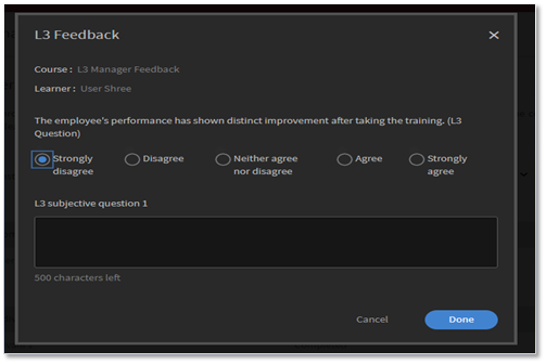 ALM LMS: Feedback Mechanism - eLearning