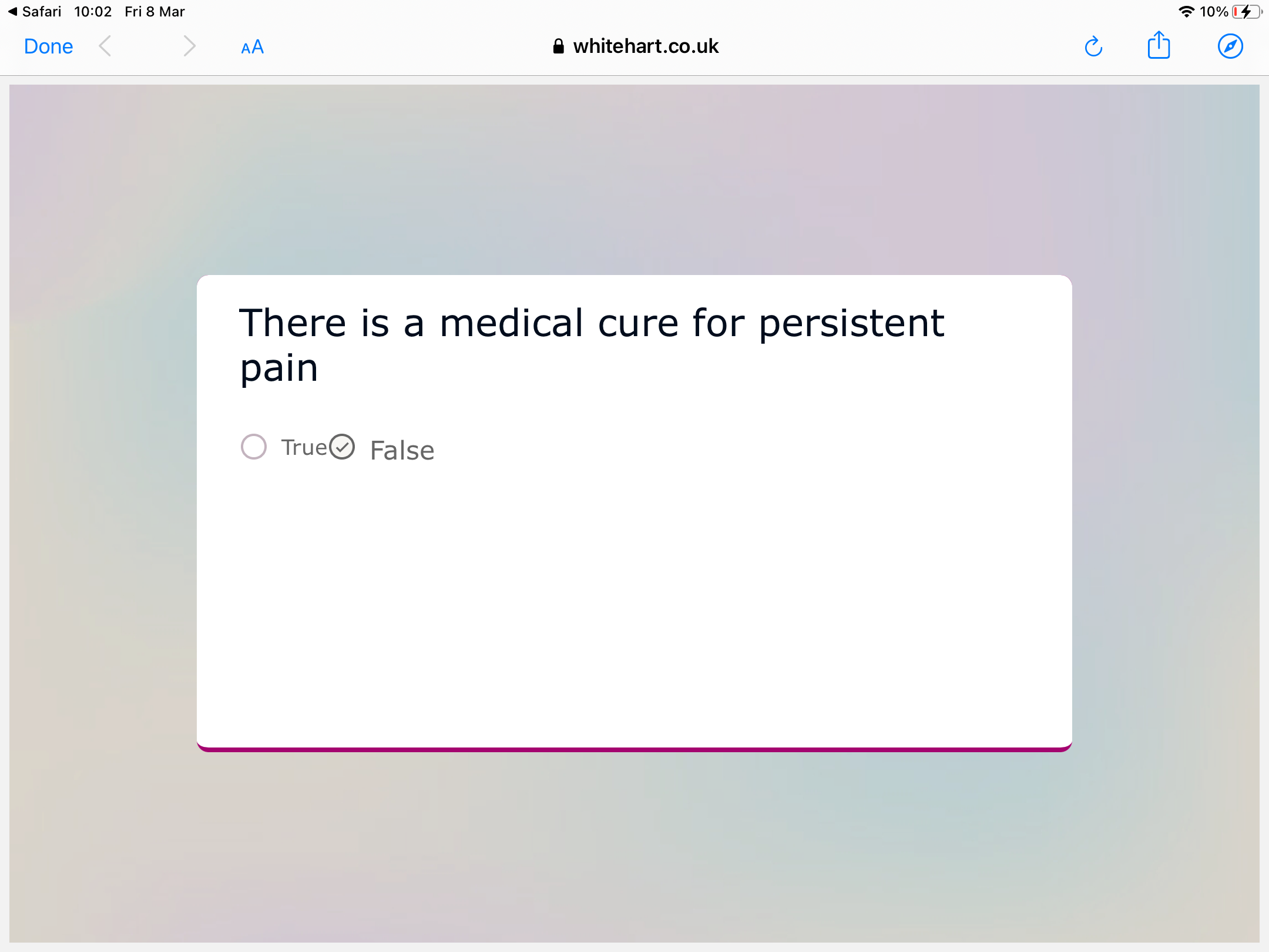 Buttons not displaying on iPad devices - eLearning
