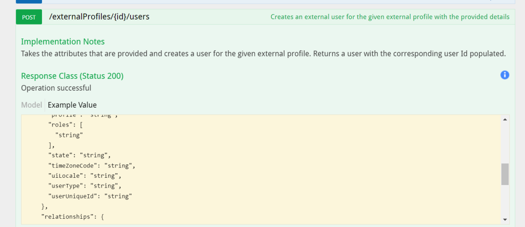 How to create the external User using Admin API - eLearning