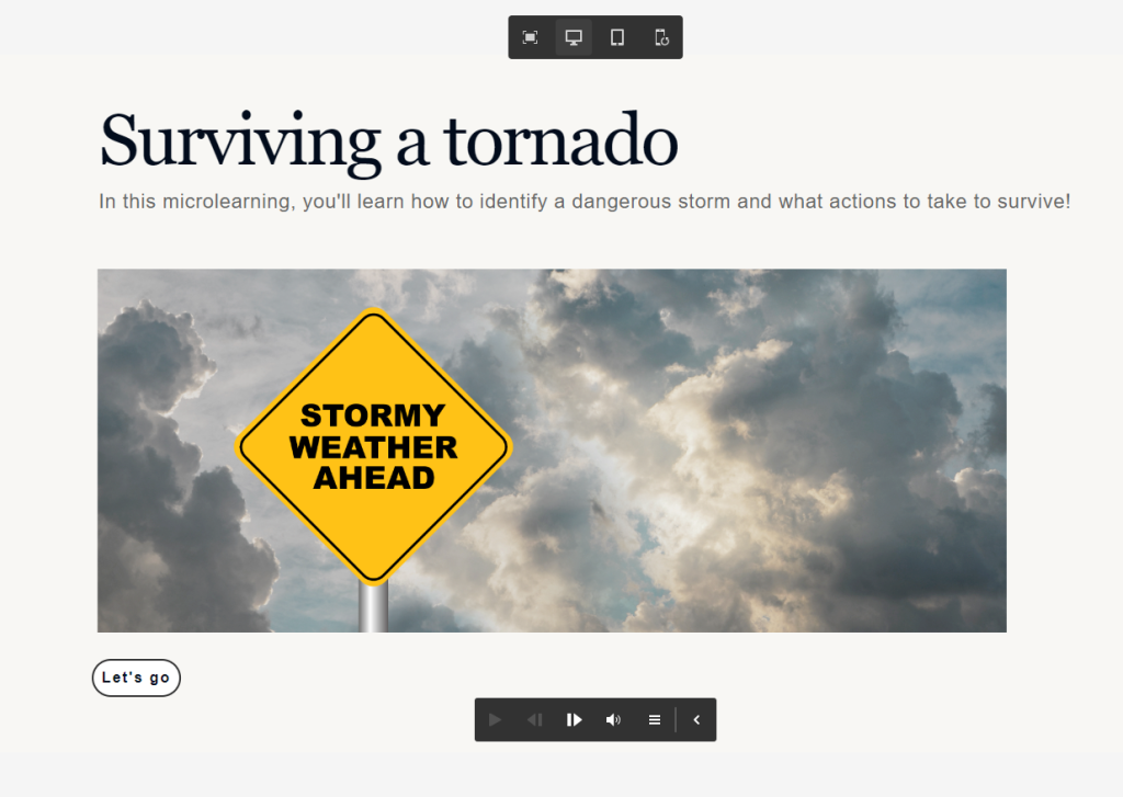 Surviving a Tornado - eLearning