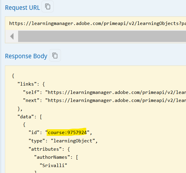 Enroll users to learning object via API method - eLearning