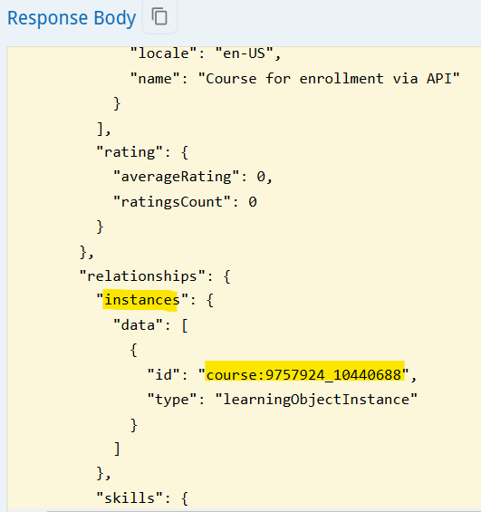 Enroll users to learning object via API method - eLearning