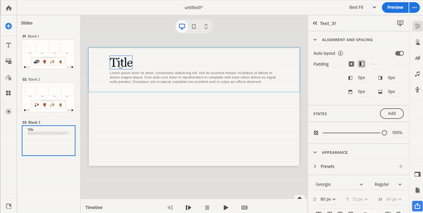 Enhanced Padding for Components - eLearning