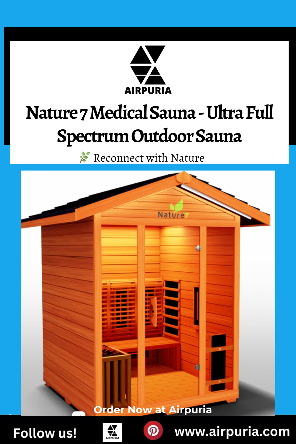 Nature 7 Medical Sauna - Ultra Full Spectrum Outdoor Sauna - eLearning