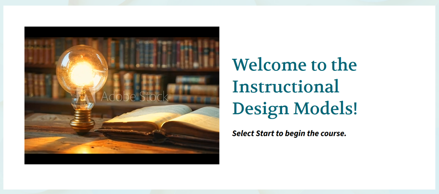 Instructional Design Models - eLearning
