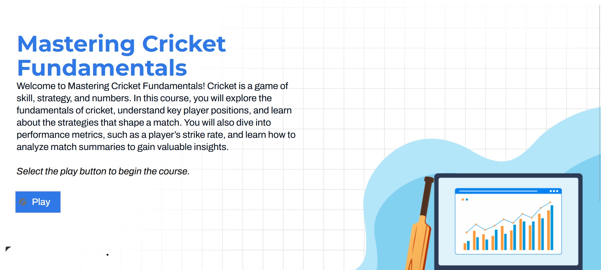 Mastering Cricket Fundamentals - eLearning