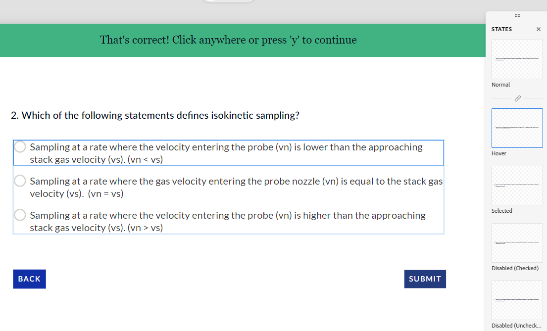 Unable to use subscripts in radioboxes - eLearning