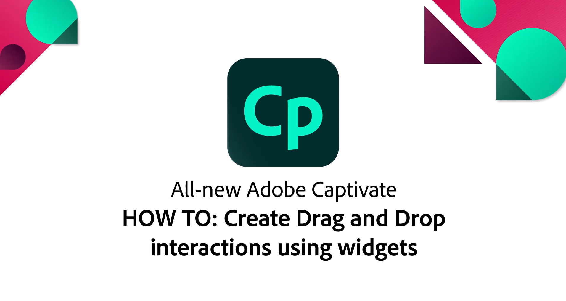 How to create drag and drop interactions using widgets - eLearning