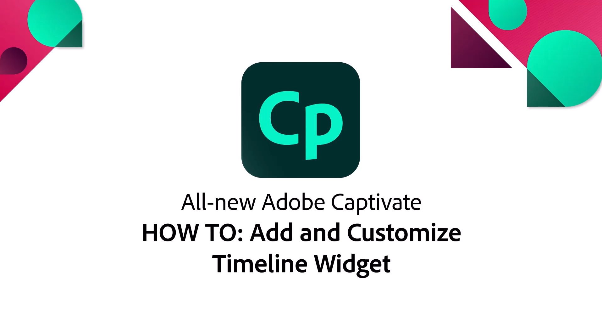 How to add and customize Timeline Widget - eLearning