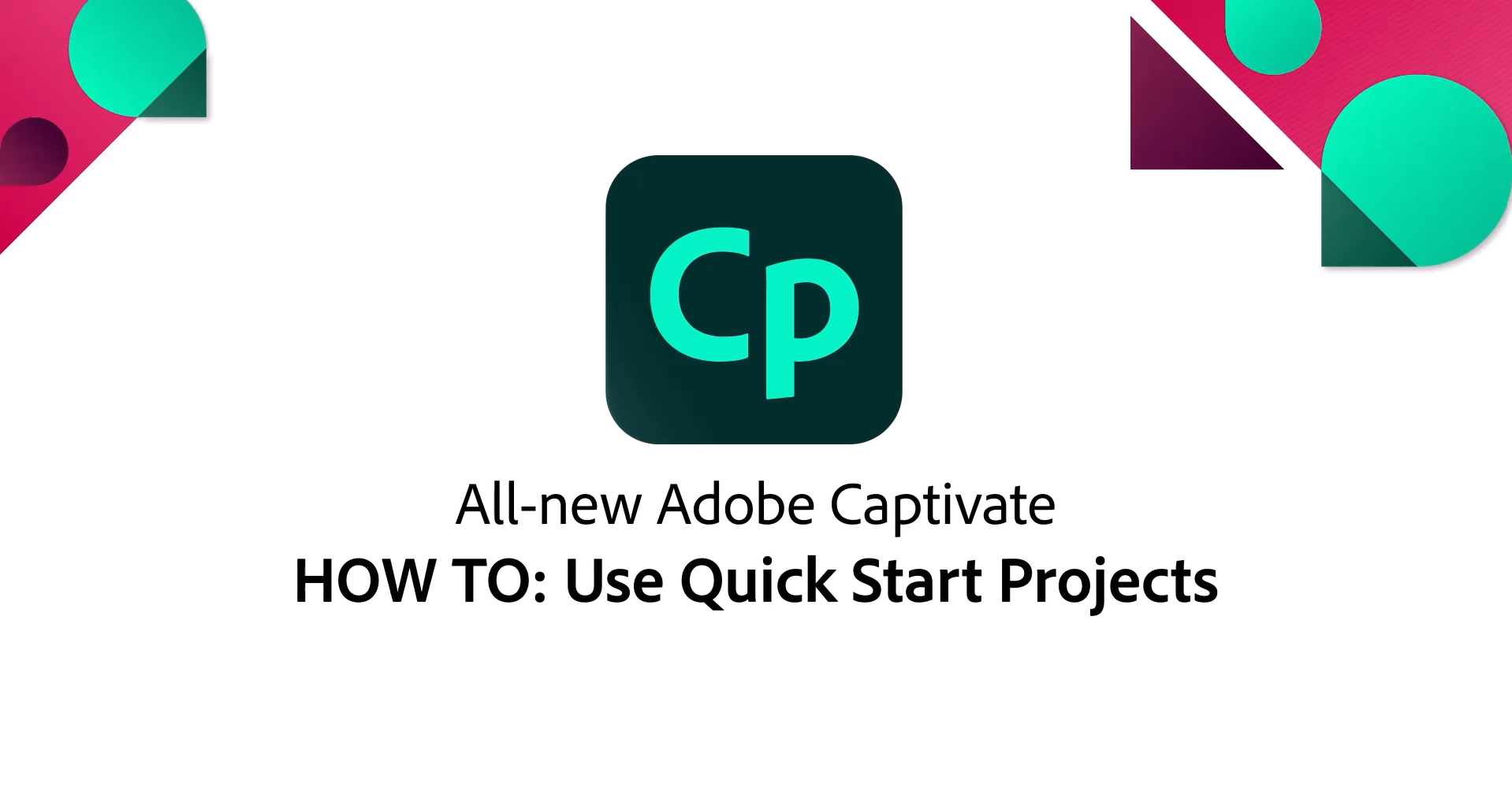 How to use Quick Start Projects - eLearning