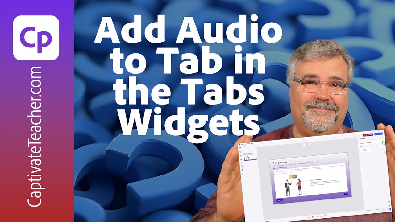 Adobe Captivate 13: How to Add Audio to Individual Tabs in the Tabs Widget - eLearning