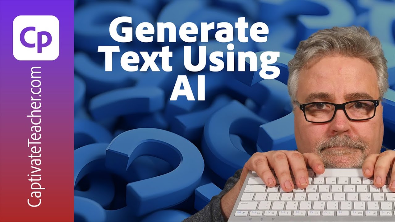 Adobe Captivate 13: How to Generate Text with AI - eLearning